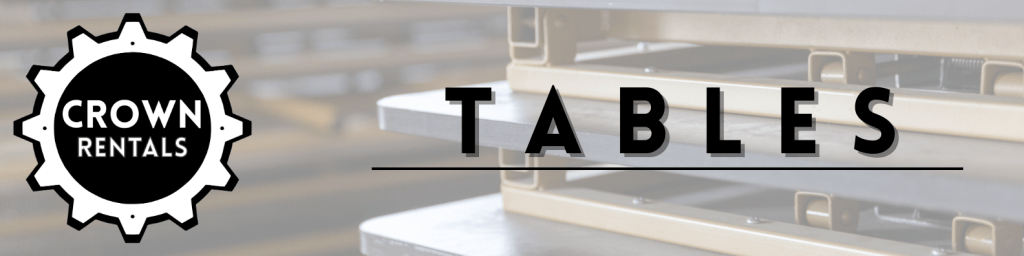 Tables - CROWN RENTALS TK, INC.